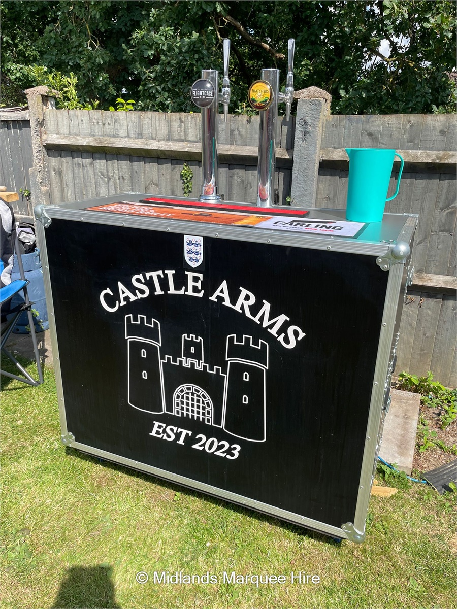 Castle Arms Portable Bar Hire | Birmingham, Solihull, Tamworth